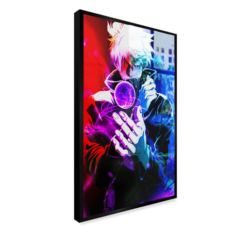 Gojo From Jujutsu Kaisen Anime Wall Canvas Paintings – Decors Mantra