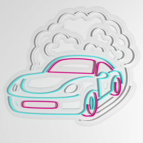 Racing car Neon LED Light – Decors Mantra
